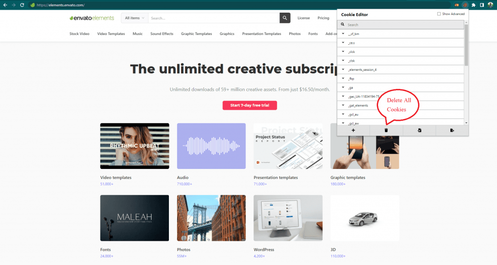 Daily Envato Elements Premium Cookie 2023 | Envato Free Cookie